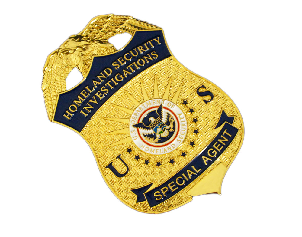 US HSI Homeland Security Investigations Special Agent Badge Replica Mo ...
