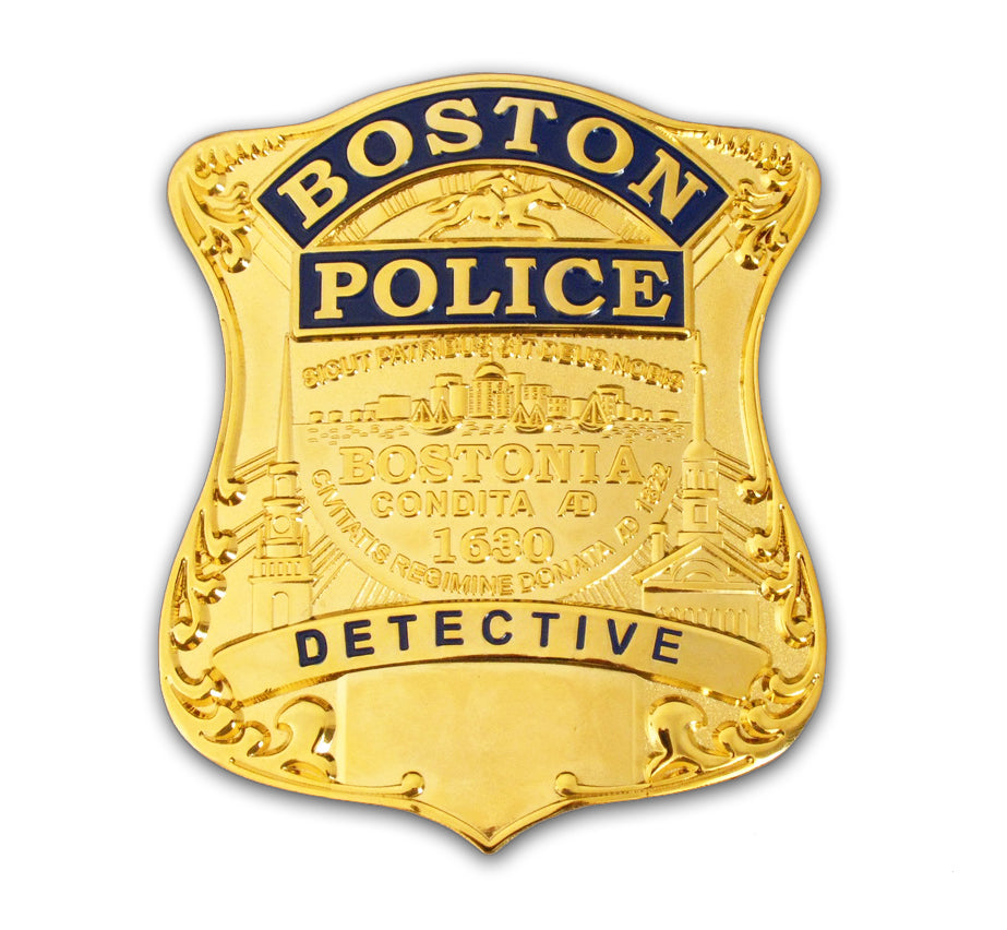 BPD Boston Detective Police Badge Replica Movie Props – Cop Collectibles
