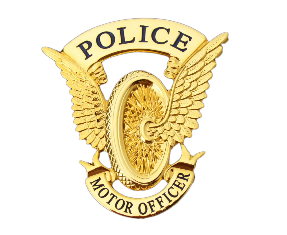 Police Motor Officer Badge Replica Movie Props – Cop Collectibles