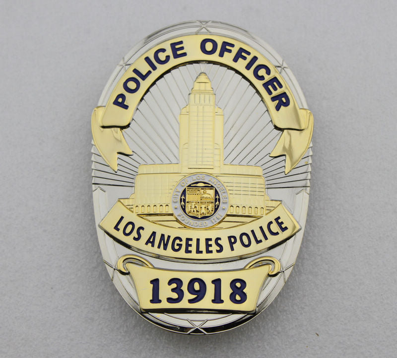 LAPD Police Officer Los Angeles Badge Replica Movie Props – Cop ...