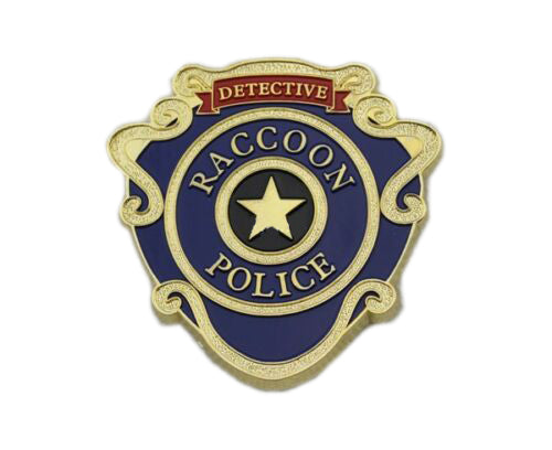 R.P.D. Resident Evil Raccoon City Detective Clip-on Police Badge Repli ...