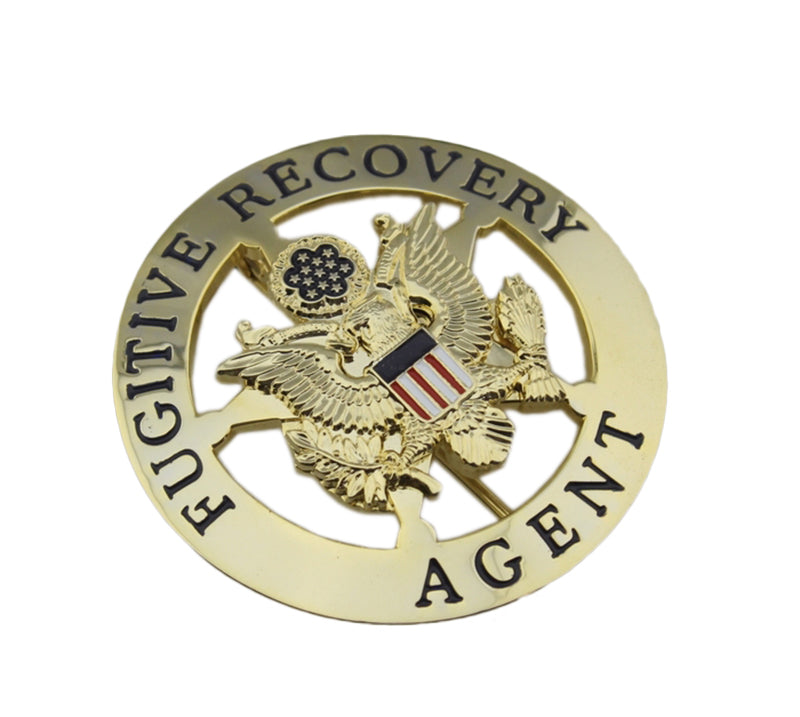 US Fugitive Recovery Agent Badge Replica Movie Props – Cop Collectibles