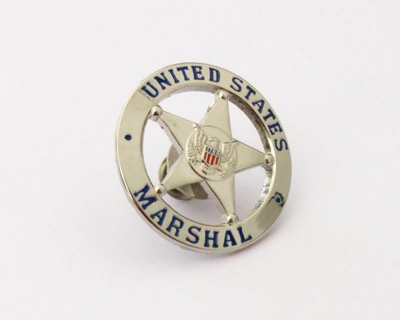 USMS US Federal Marshal Service Mini Police Badge Lapel Pins Movie Pro ...