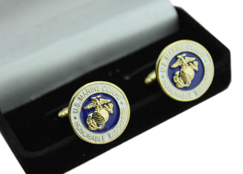 USMC US Marine Corps Honorable Discharge Cufflinks With Box – Cop ...