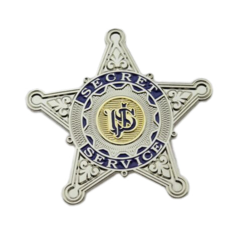USSS U.S. Secret Service Badge Silver Star Lapel Pin Mini Version – Cop ...