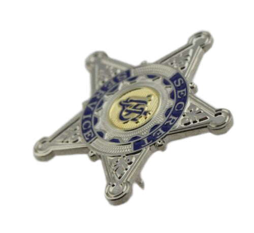 USSS U.S. Secret Service Badge Silver Star Lapel Pin Mini Version – Cop ...